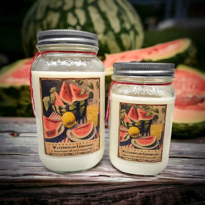 Watermelon Lemonade Scent Collection - Herbal Star Candles