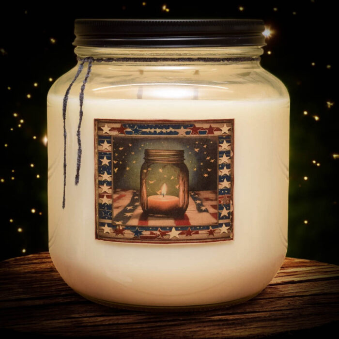Liberty Bug Repellent Jar Candle-64 oz - Herbal Star Candles