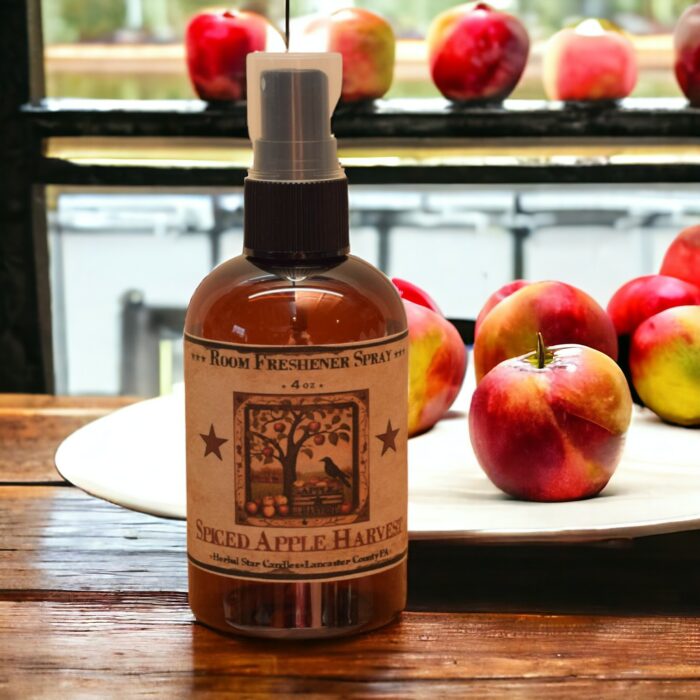 Spiced Apple Harvest Room Spray-4 oz - Herbal Star Candles