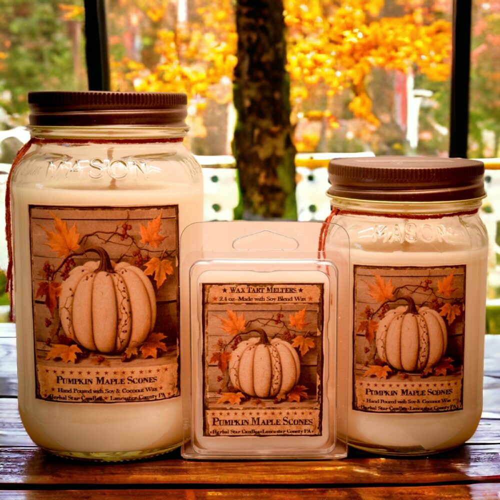 Pumpkin Maple Scones 4 oz Star Tart Wax Melter - Herbal Star Candles