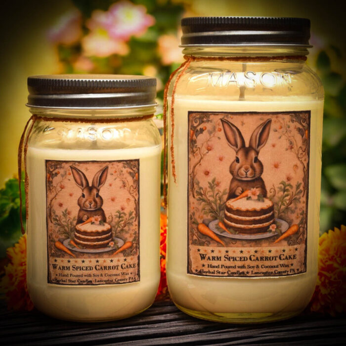 Carrot Cake Scent Collection - Herbal Star Candles